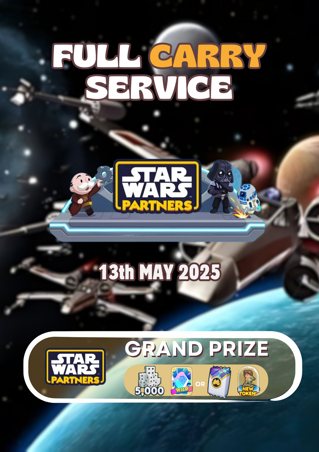 Buy Monopoly Go Stickers & Carrying Services - Go2Stickers